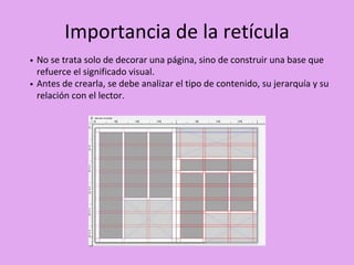 Organización y estructura de la retícula. | PDF