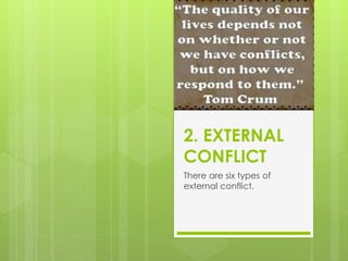 Types of Literary Conflit | PPTX