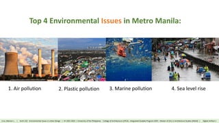 Environmental Issues and Solutions in Metro Manila | PDF