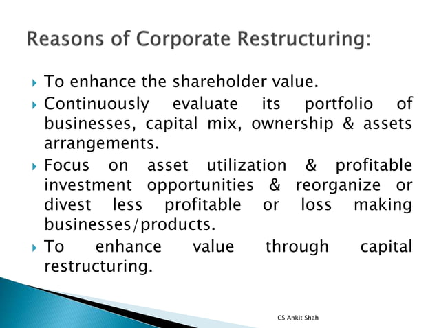 CORPORATE RESTRUCTURING PPT FOR MANAGEMENT.pptx