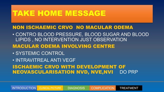 Crvo management 2019 doscon | PPTX | Eye and Vision Conditions ...