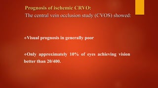CRVO | PPTX | Eye and Vision Conditions | Diseases and Conditions