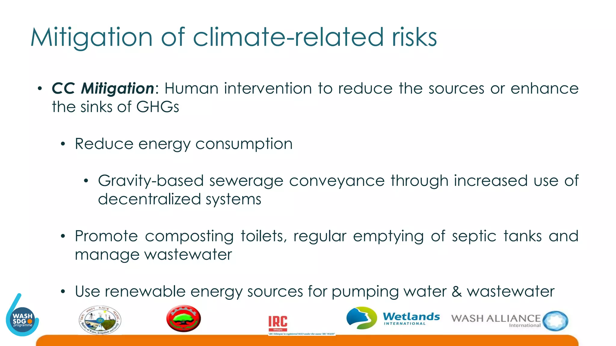 The concept of Climate Resilient WASH | PDF