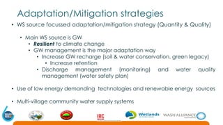 The concept of Climate Resilient WASH | PDF