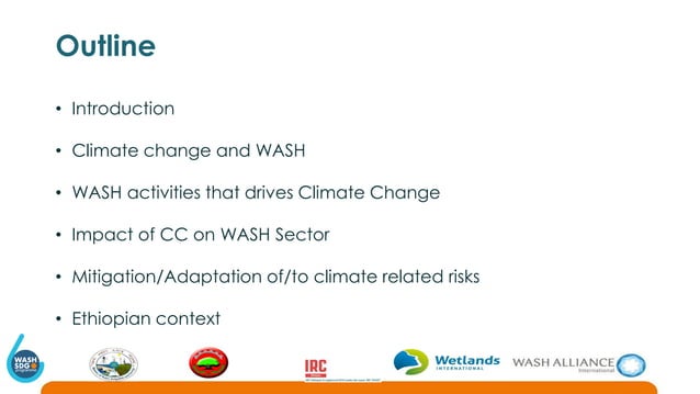 The concept of Climate Resilient WASH | PDF | Environmental Services Industry | Industries
