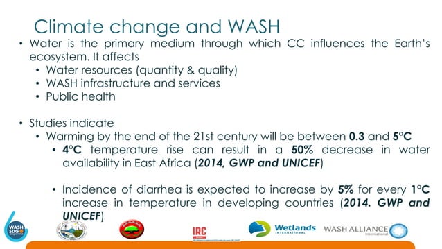 The concept of Climate Resilient WASH | PDF | Environmental Services Industry | Industries