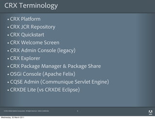 CRX Best practices | PDF