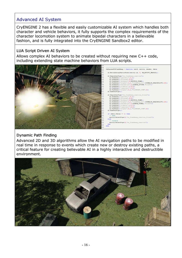 Cry Engine2 Features | PPT