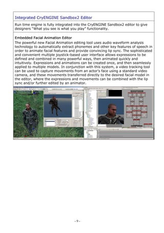 Cry Engine2 Features | PPT