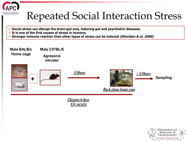 Stress and the Brain-Gut-Microbiota Axis (Prof. John F. Cryan) | PPTX ...