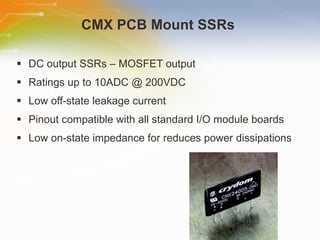 CMX Series SIP SSR | PPT