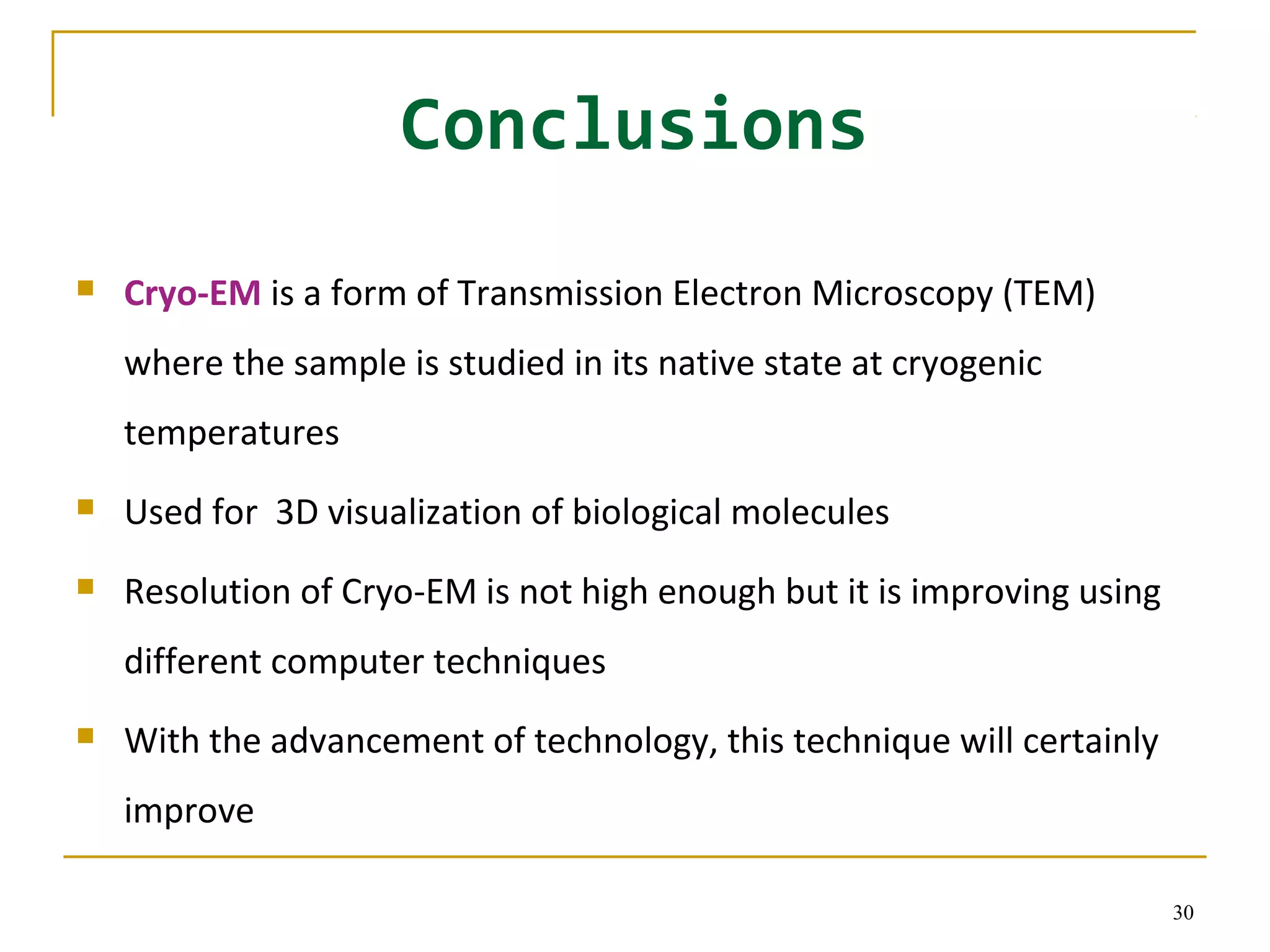 Cryo electron microscopy | PPT