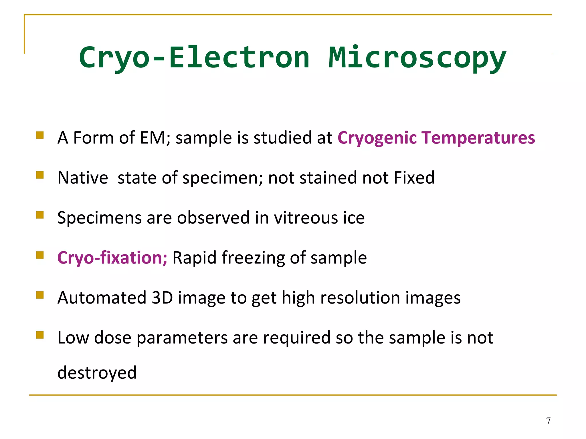 Cryo electron microscopy | PPT