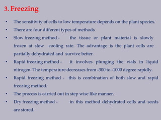 Cryo preservation | PDF