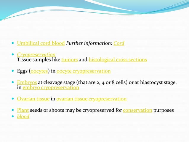 CRYOBIOLOGY.pptx | Infertility | Reproductive Health