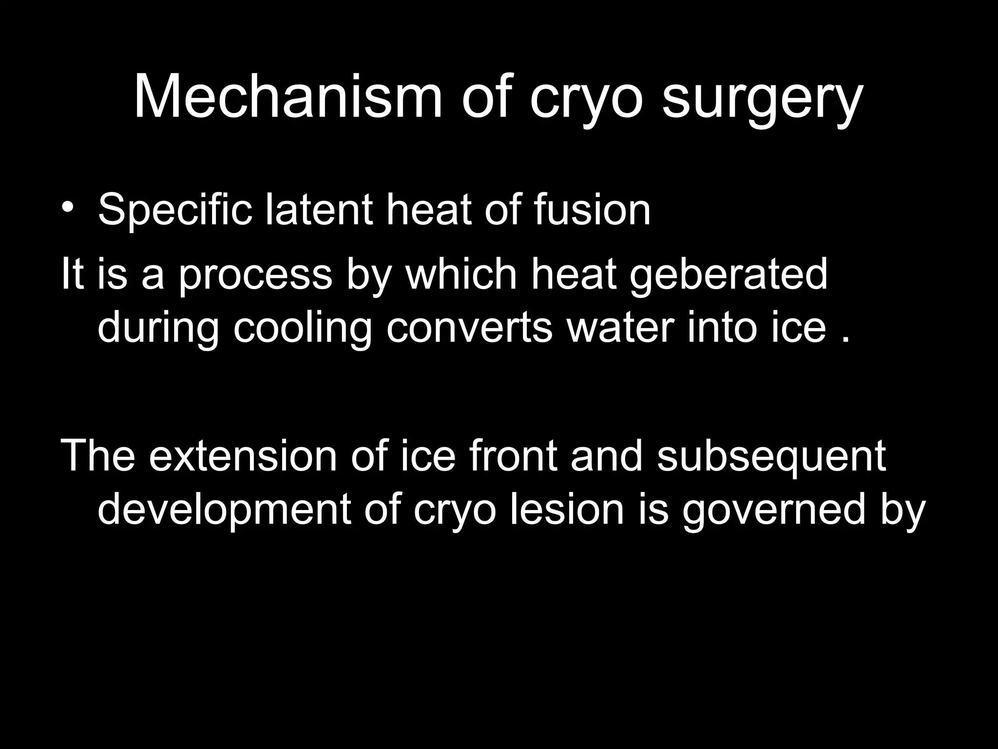 Cryo surgery ppt | PPT