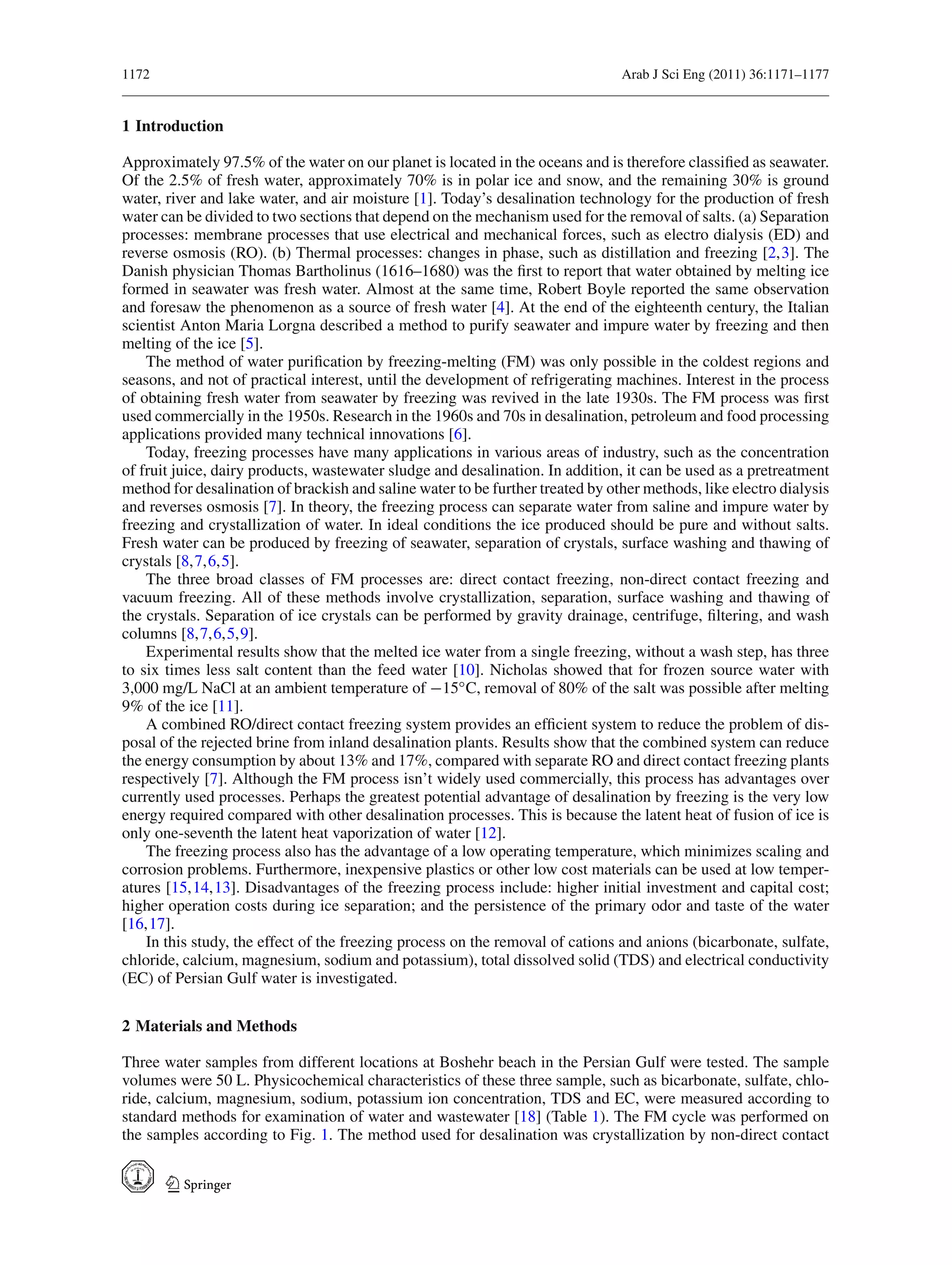 Cryodesalination | PDF