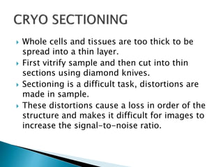 Cryo electron microscope.presentaion | PPTX