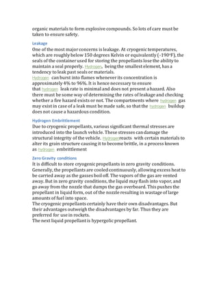 Cryogenic rocket-engine-propellents | DOCX