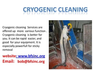Cryogenic cleaning | PPTX