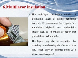 Cryogenic insulations | PPTX