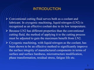 Cryogenic ppt | PPTX
