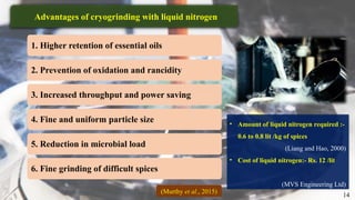 Cryogenic grinding of spices- Review.pptx