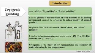 Cryogenic grinding of spices- Review.pptx