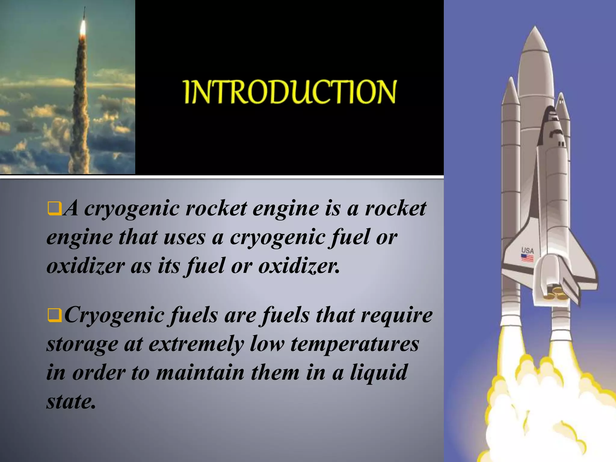 Cryogenic rocket engine | PPTX | Chemistry | Science