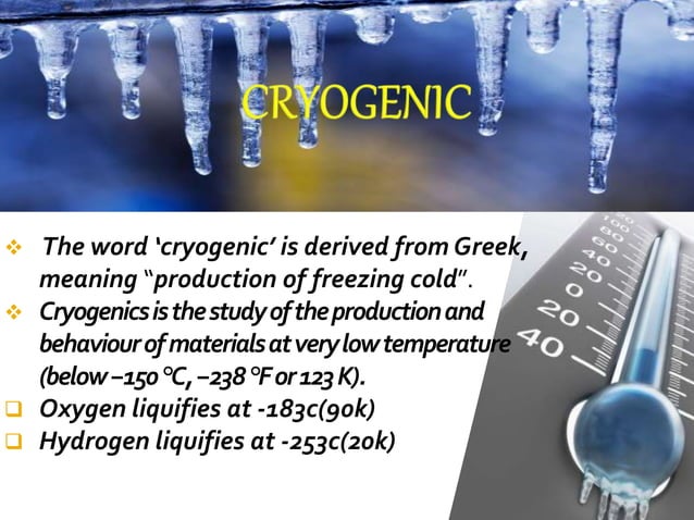 Cryogenic rocket engine | PPTX | Chemistry | Science