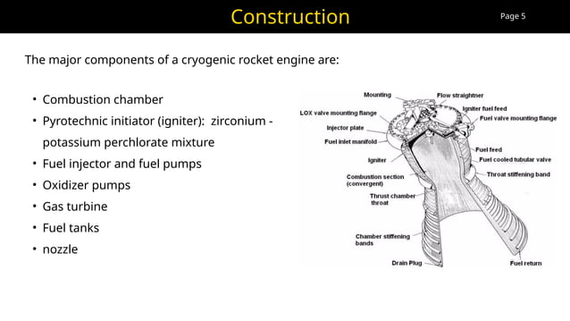 Cryogenic Rocket Engines & its Principle By Ranjith | PPT | Free Download