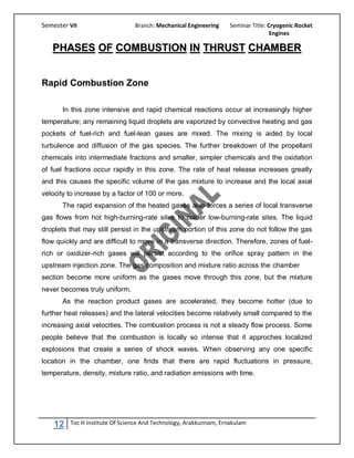 Cryogenic rocket engines report | PDF