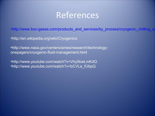 Cryogenics | PPT