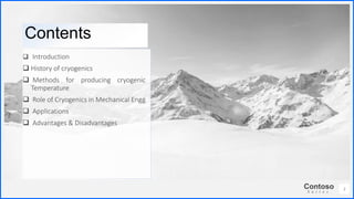 Cryogenics | PPTX