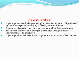 CRYOGENICS BASICS | PPT