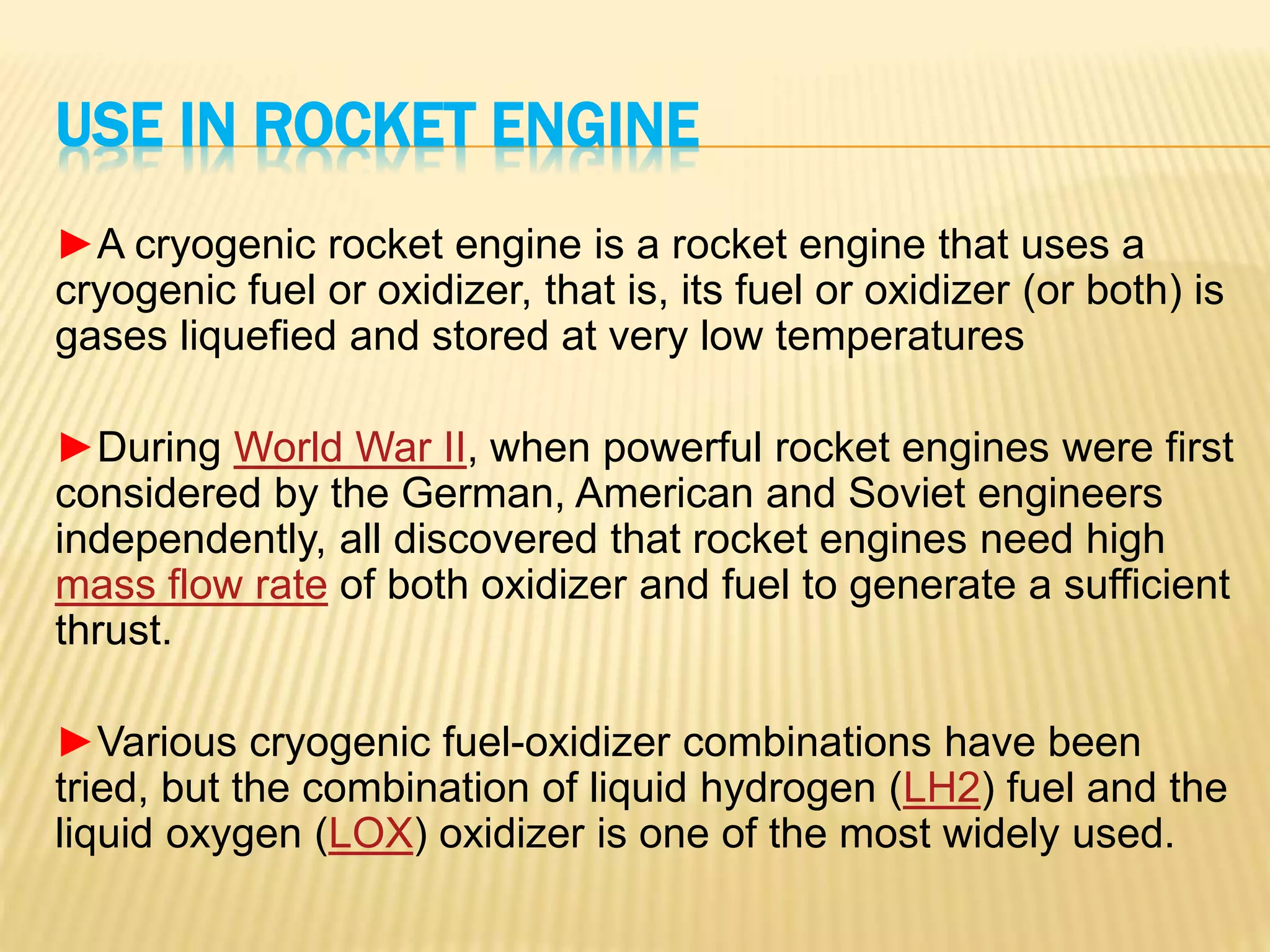 Cryogenic technology best ppt | PPTX