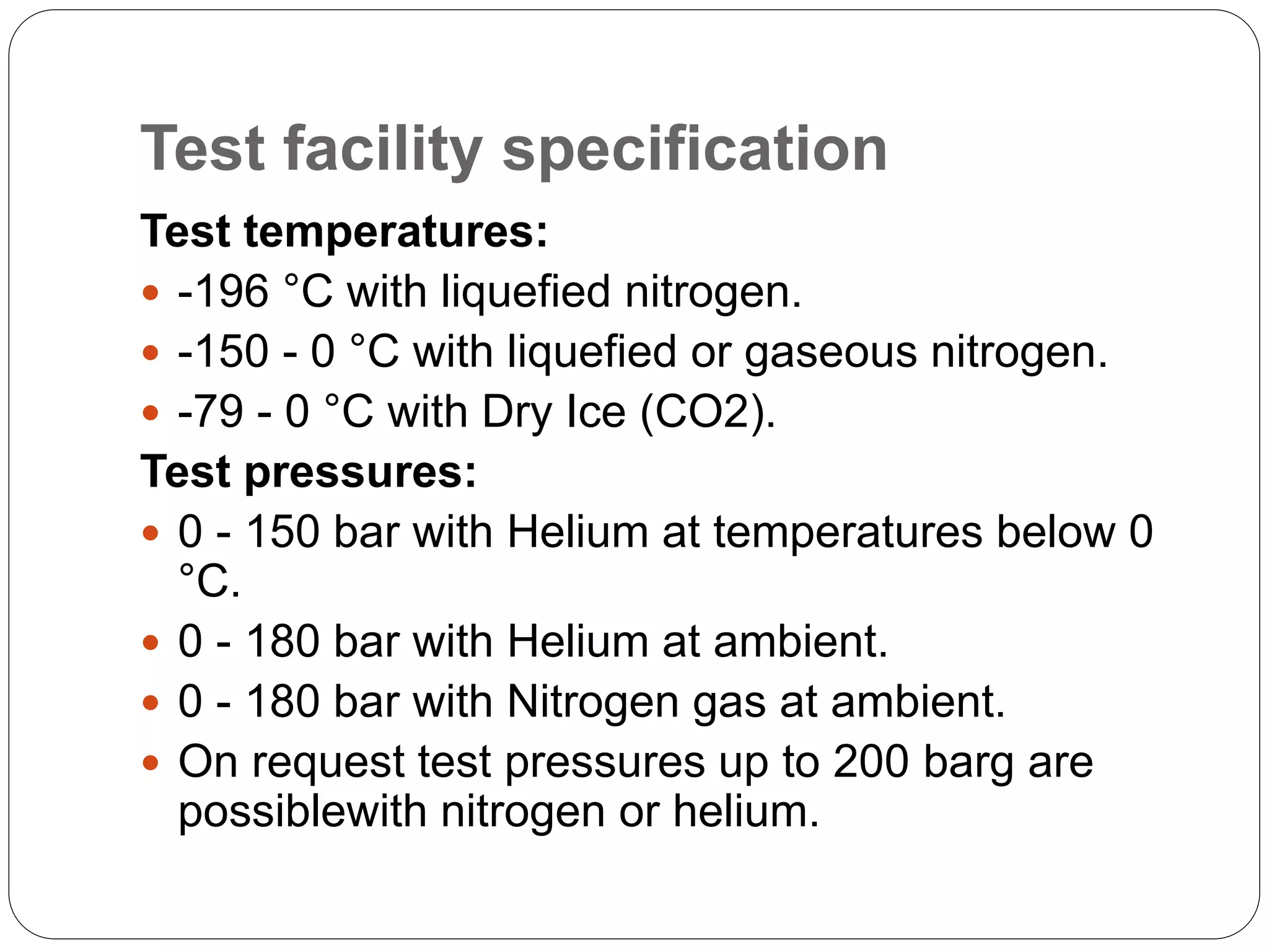 Cryogenic testing system | PPTX