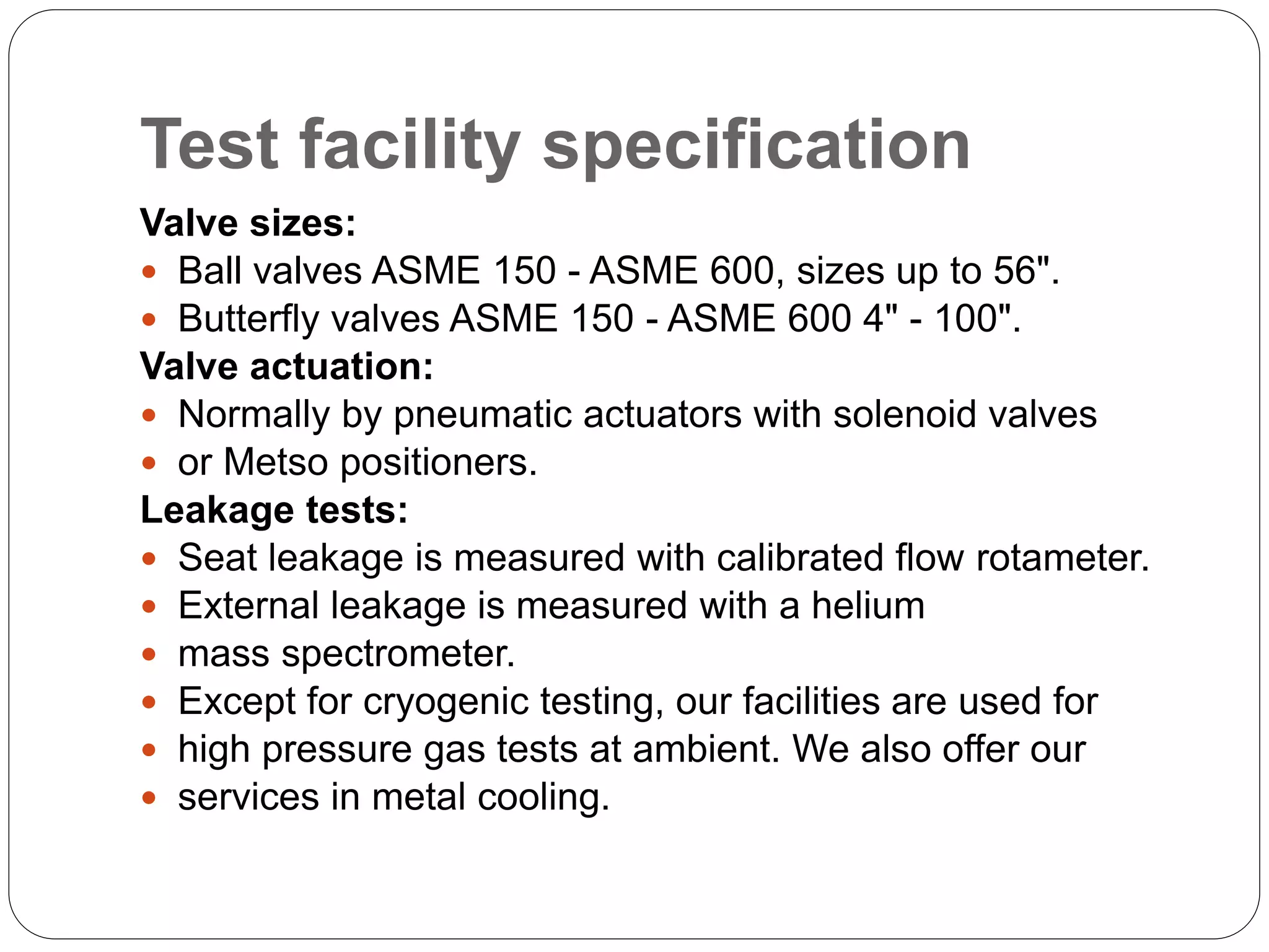 Cryogenic testing system | PPTX
