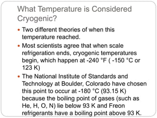Cryogenic testing system | PPTX
