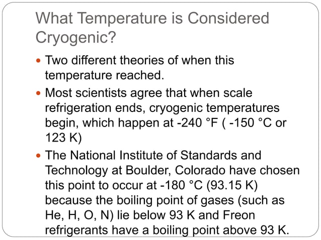 Cryogenic testing system | PPTX