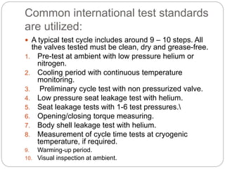 Cryogenic testing system | PPTX