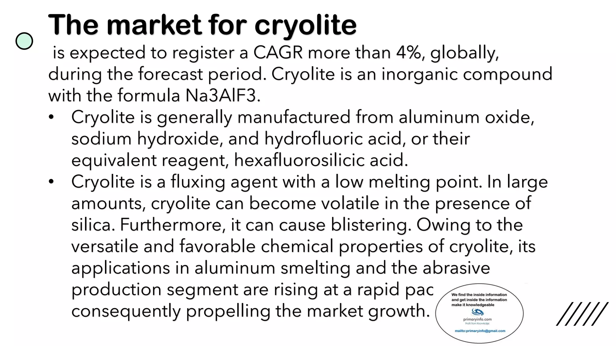 Cryolite | PPT