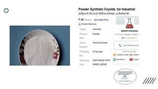 Cryolite | PDF