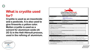 Cryolite | PPT
