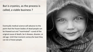 Cryonic presentation-final | PPT