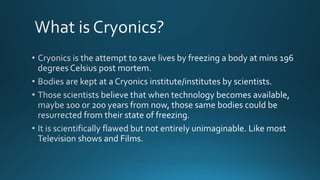 Cryonics | PPT