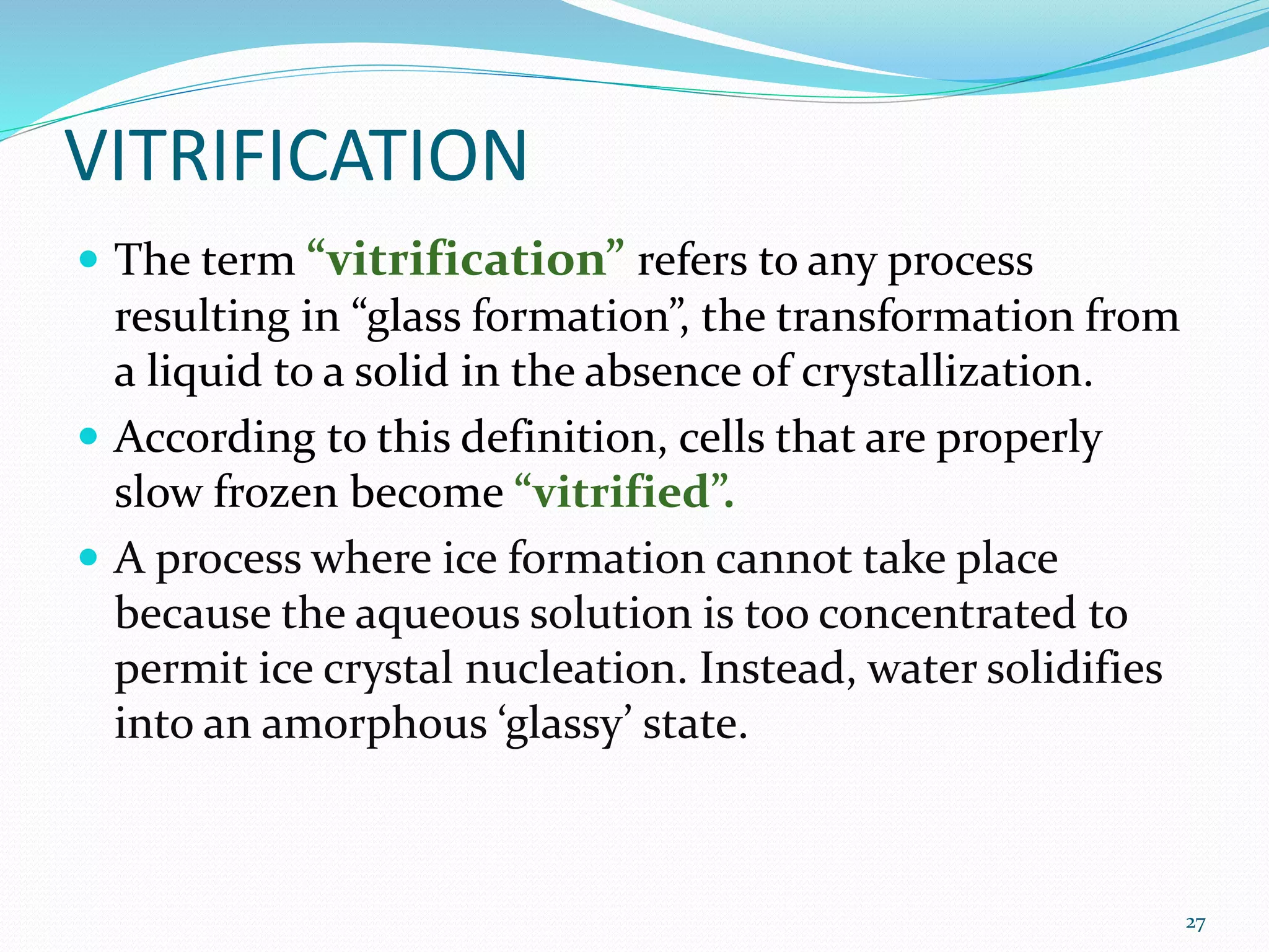 Cryopreservation | PPTX