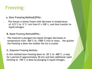 Cryopreservation | PPTX