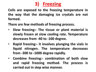 Cryopreservation | PPT