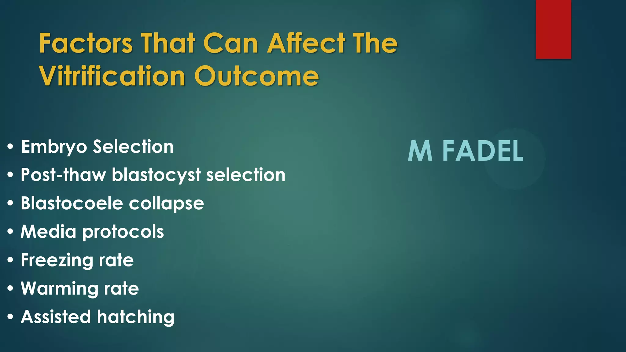 An Overview on Embryos Cryopreservation & Vitrification | PDF